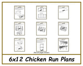Chicken Run Plans 6x12 - PDF Download – TriCityShedPlans
